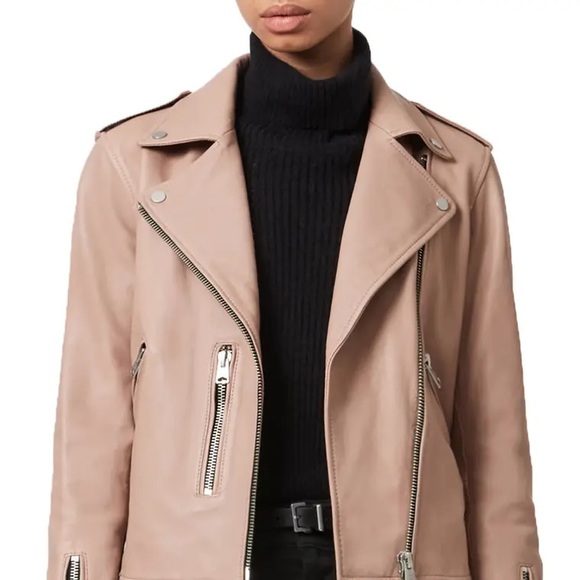 A.L.C. | Jackets & Coats | Alc Pink Leather Jacket | Poshmark